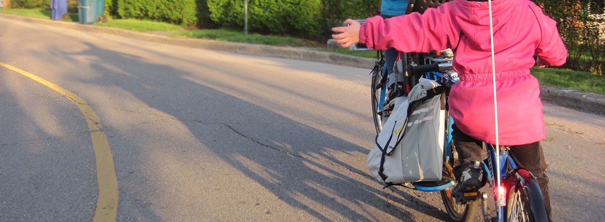 Mit dem richtigen Tandemsystem Kinderfahrräder sicher im Schlepptau
